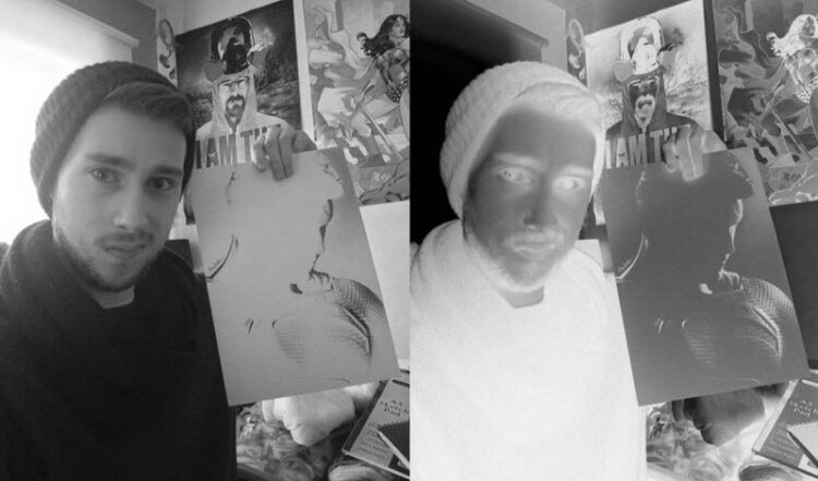 Negative Drawings By Liam York That Come To Live When Colors Are ...