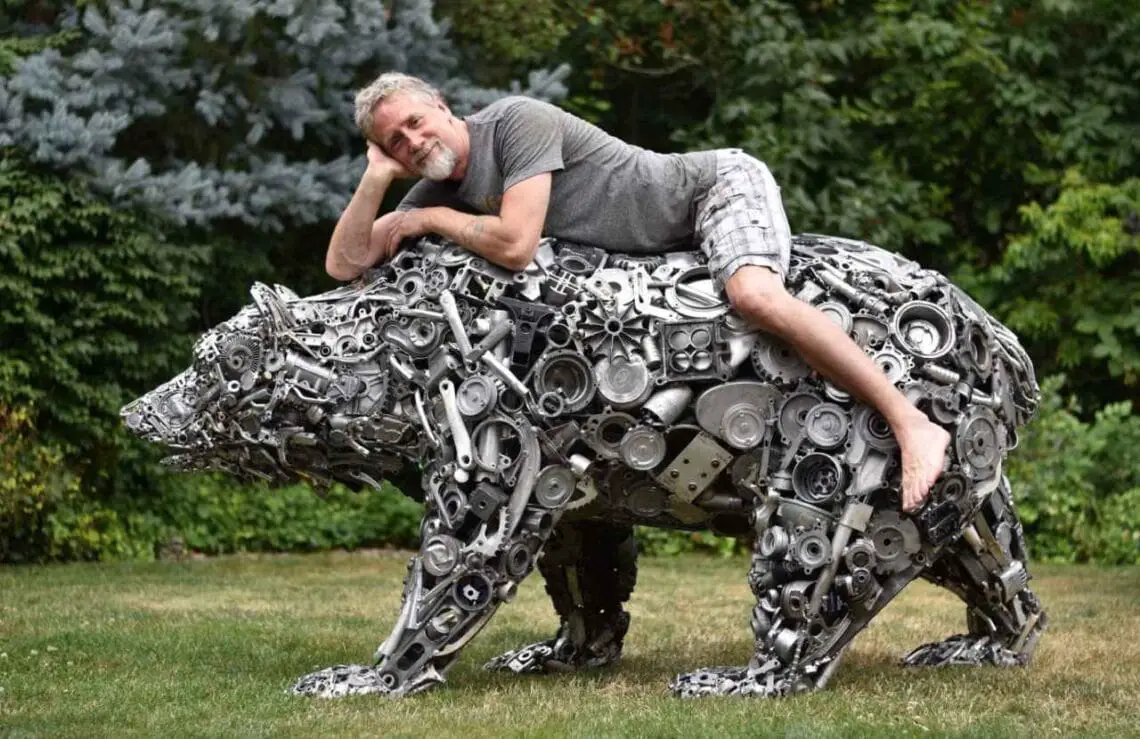 Brian Mock's Magic Of Turning Recycled Metal Into Whole New Level Art ...