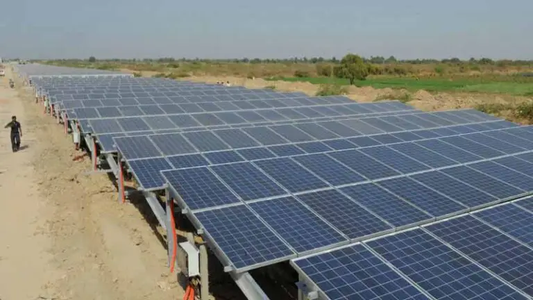 Solar Panels Over Canals In India, Which Prevent Water Evaporation And ...