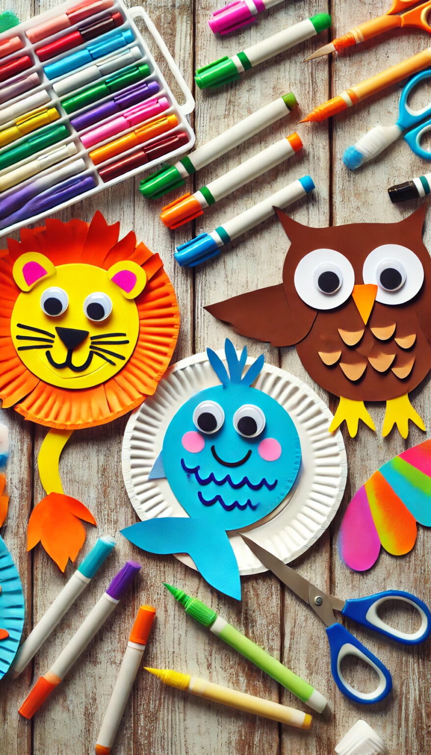 15 Simple Crafts For Kids: Easy DIY Projects At Home - Art, Craft & Design